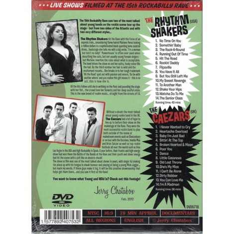 DVD - The Caezars, The Rhythm Shakers