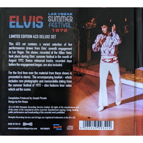 Elvis ‎– Las Vegas Summer Festival 1972