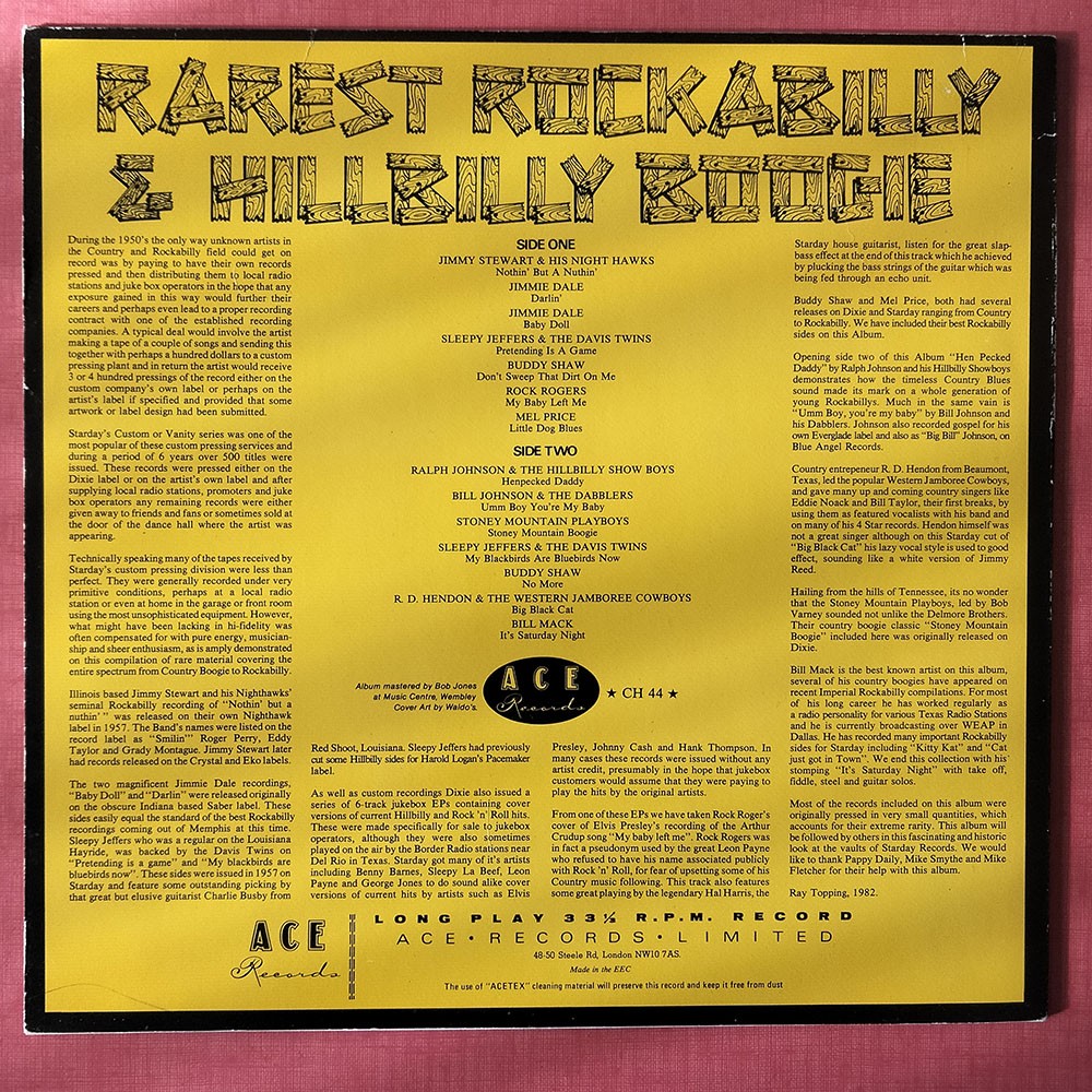 Rarest Rockabilly & Hillbilly Boogie - Various